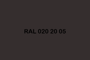 RAL 020 20 05 Deep brown - Marrón oscuro (RAL Design) - micolorperfecto RAL