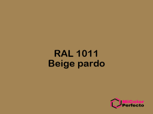 RAL 1011 Beige Pardo (RAL Classic) - micolorperfecto RAL