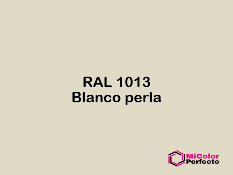 RAL 1013 Blanco Perla (RAL Classic) - micolorperfecto RAL