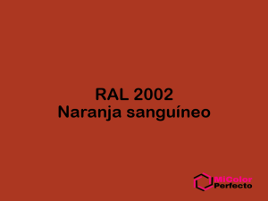 RAL 2002 Naranja sanguíneo (RAL Classic) - micolorperfecto RAL
