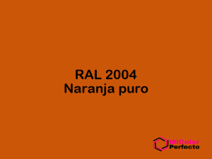 RAL 2004 Naranja puro (RAL Classic) - micolorperfecto RAL