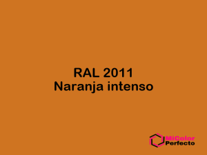 RAL 2011 Naranja intenso (RAL Classic) - micolorperfecto RAL