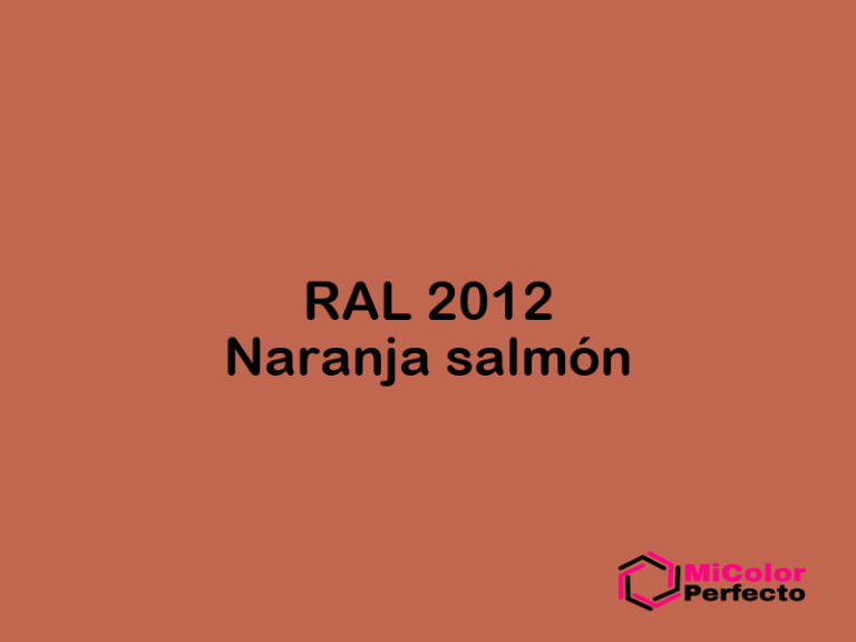 Información sobre RAL 2012 Naranja salmón (RAL Classic)