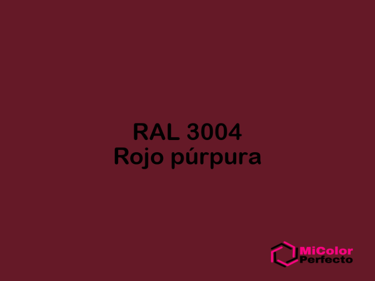 RAL 3004 Rojo Púrpura (RAL Classic) - micolorperfecto RAL