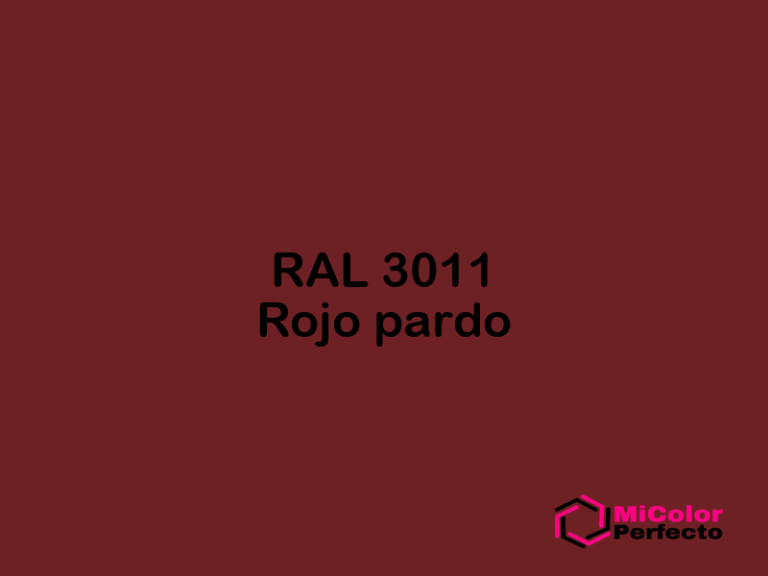 RAL 3011 Rojo Pardo (RAL Classic) - micolorperfecto RAL