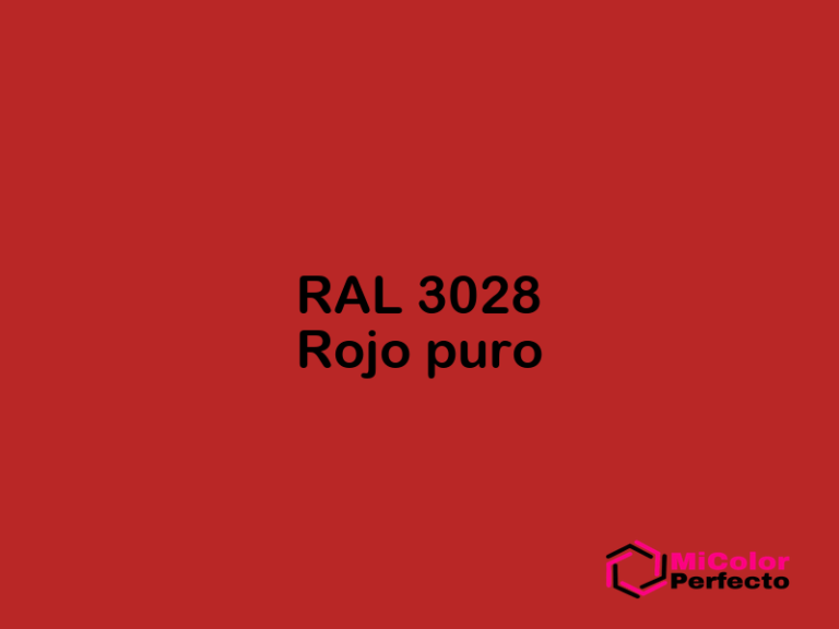 RAL 3028 Rojo Puro (RAL Classic) - micolorperfecto RAL