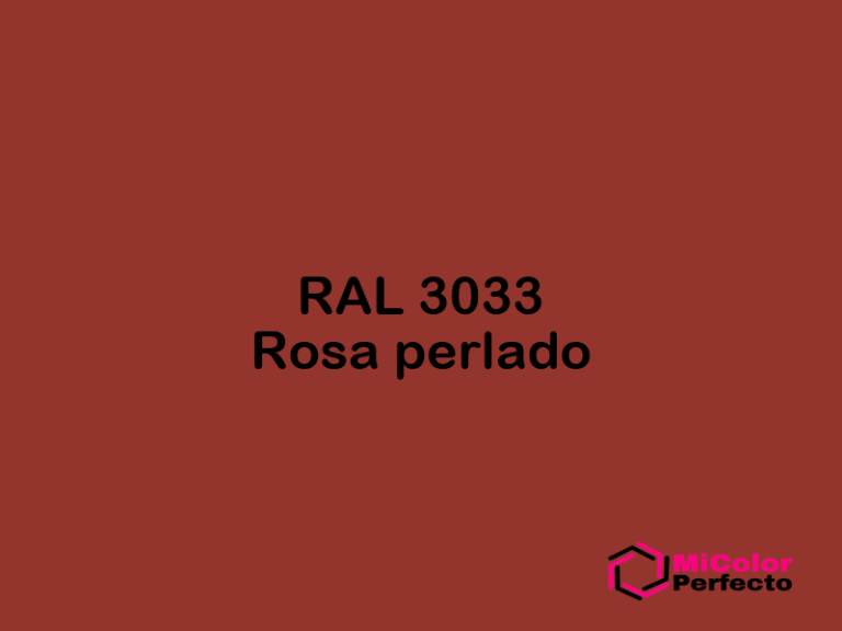 RAL 3033: Rosa Perlado (Classic RAL)