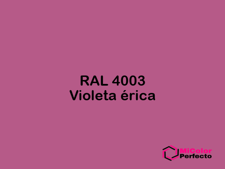 RAL 4003: Violeta Érica (RAL Classic) - micolorperfecto RAL