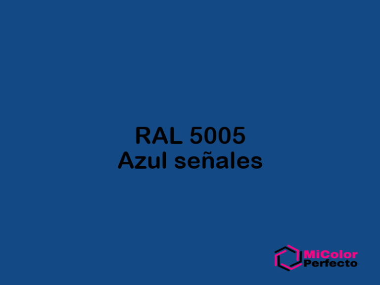 RAL 5005 Azul Señales (Classic RAL) - micolorperfecto RAL