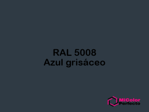RAL 5008 Azul Grisáceo (Classic RAL) - micolorperfecto RAL