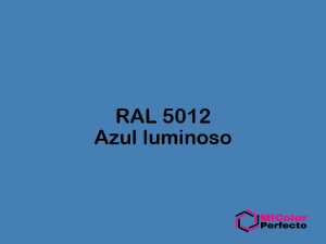 RAL 5012 Azul Luminoso de Classic RAL - micolorperfecto RAL