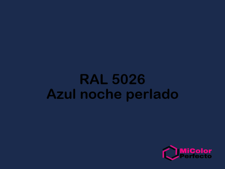 RAL 5026 Azul Noche Perlado (RAL Classic) - micolorperfecto RAL
