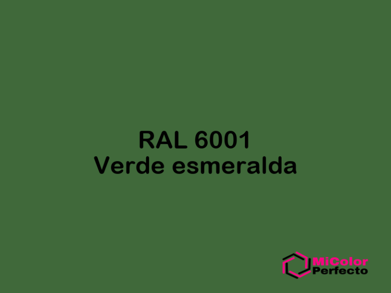 RAL 6001 Verde Esmeralda (RAL Classic) - micolorperfecto RAL