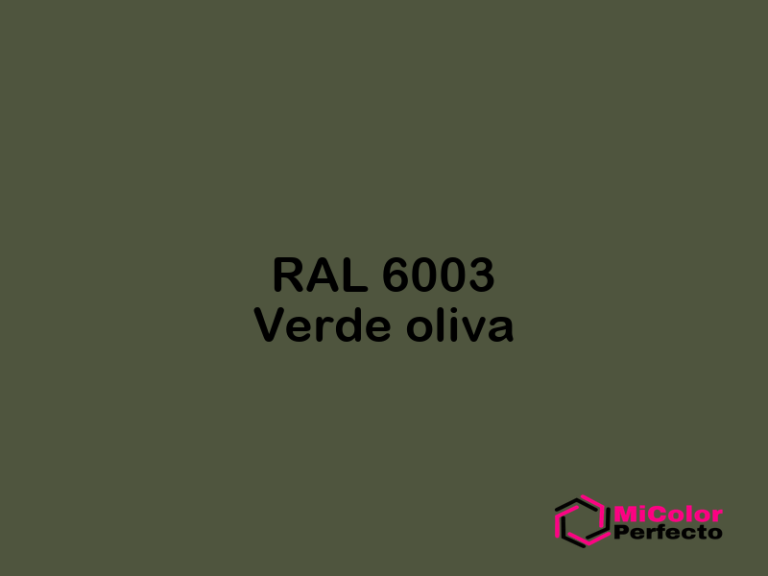 RAL 6003 Verde Oliva (RAL Classic) - micolorperfecto RAL