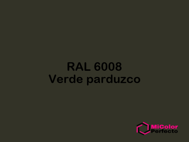 RAL 6008 Verde Parduzco (RAL Classic) - micolorperfecto RAL