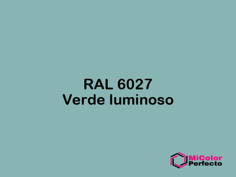 RAL 6027 Verde Luminoso (Classic RAL) - micolorperfecto RAL