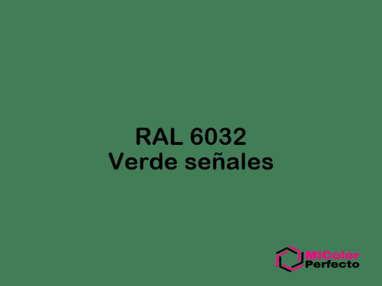 RAL 6032 Verde Señales (RAL CLASSIC) - micolorperfecto RAL