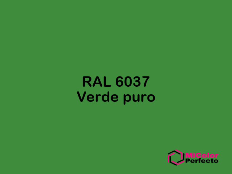 RAL 6037 Verde Puro (RAL Classic) - micolorperfecto RAL