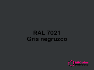 RAL 7021 Gris Negruzco (Classic RAL) - micolorperfecto RAL