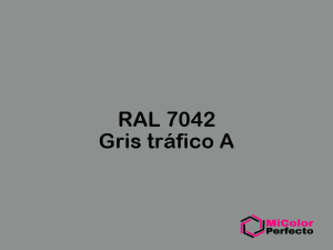 RAL 7042 Gris Tráfico A (RAL Classic) - micolorperfecto RAL