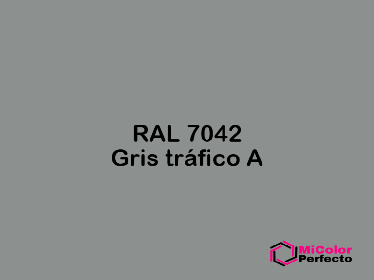 RAL 7042 Gris Tráfico A (RAL Classic) - micolorperfecto RAL