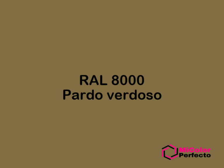 RAL 8000 Pardo Verdoso (RAL Classic) - micolorperfecto RAL