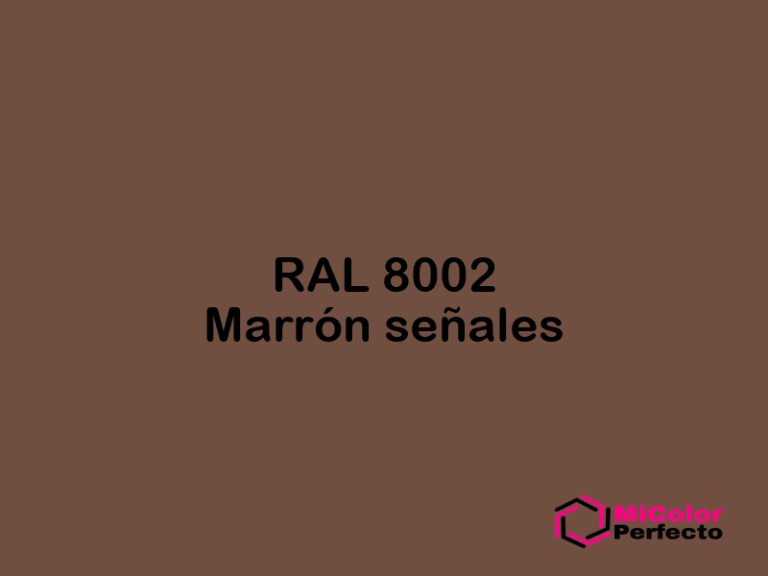 RAL 8002 Marrón Señales (RAL Classic) - micolorperfecto RAL