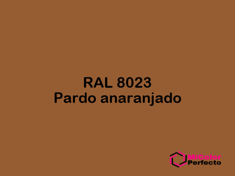 RAL 8023 Pardo Anaranjado (RAL Classic) - micolorperfecto RAL