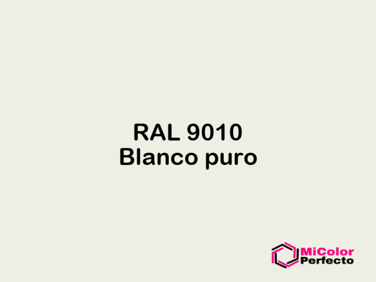 RAL 9010 Blanco puro (Classic RAL) - micolorperfecto RAL