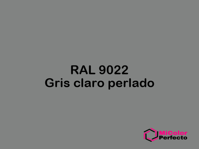 RAL 9022 Gris Claro Perlado (Classic RAL) - micolorperfecto RAL